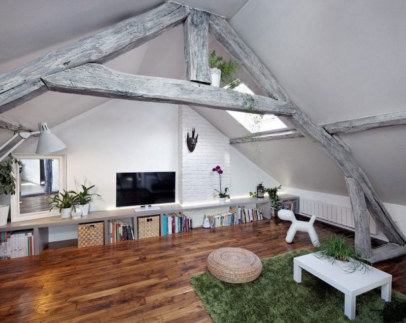 Amenajarea mansardei: +61 idei, poze si modalitati simple si rapide