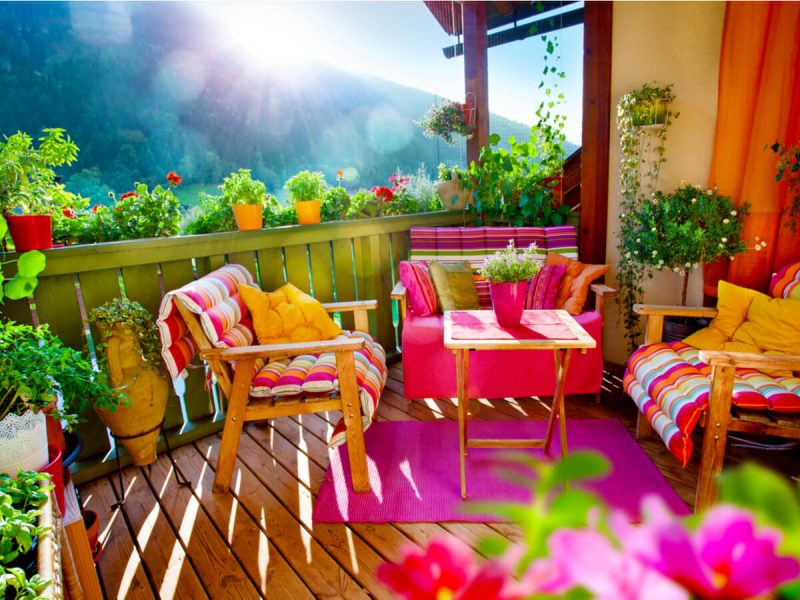 Decoratiuni balcon: transforma balconul intr-un spatiu modern Homelux